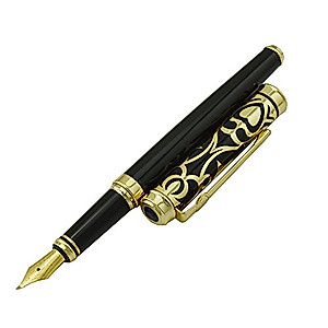 Lanxivi Duke Sapphire Fude Pen Calligraphy Fountain Pen Fine to Broad Size for Signature and Art Drawing
