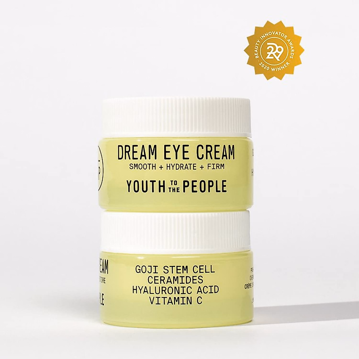 Youth To The People Superberry Dream Eye Cream (0.5 fl oz), Visibly Firms + Smooths Skin, Hyaluronic Acid, Vitamin C + Ceramides, Vegan
