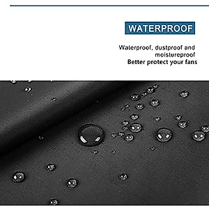 Grill Cover Fits for Blackstone 17inch or 22inch Griddle with Hood and Stand，Waterproof Dustproof UV Resistant Heavy Duty Griddle Cover