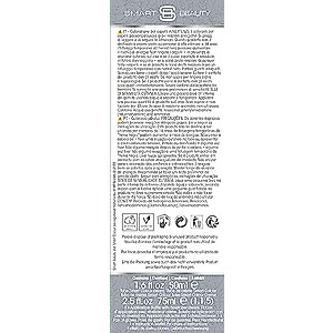 Metallic Silver Hair Dye | Stylish Silver Toner for Bleached Hair | Demi Permanent Hair Color | Added Plex Hair Anti-Breakage Technology | Smart Beauty Hair Color