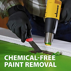 Wagner Spraytech 0503008 HT1000 Heat Gun, 2 Temp Settings 750ᵒF & 1000ᵒF, Great for Soften paint, Caulking, Adhesive, Putty Removal, Shrink Wrap, Bend Plastic Pipes, Loosen Rusted Nuts or Bolts