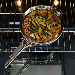 Calphalon Premier Space-Saving Hard-Anodized Nonstick, 2.5-Quart Sauce Pan with Lid