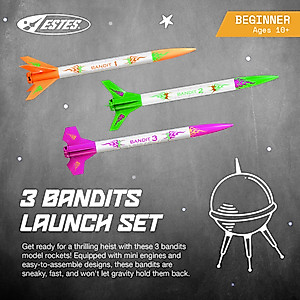 Estes 3 Bandits Model Rocket Kit