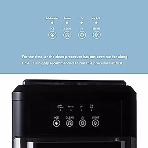 Northair Countertop Nugget Ice Maker 44lbs Per Day with a Ice Scoop