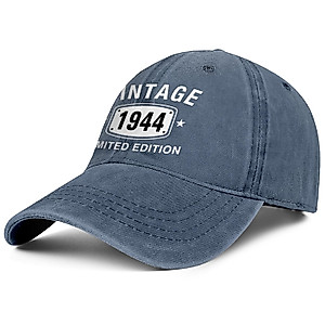 IORTY RTTY 80th Birthday Gifts Men Women Hats Vintage 1944 Limited Edition 80 Birthday Dad Mom