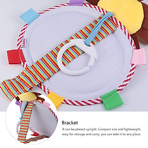 TOYANDONA 1Pc Baby Mirror Toy, Hanging Baby Car Mirror Floor Mirror Activity Mirror Developmental Baby Toys for Babies Newborns