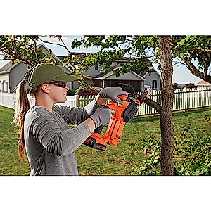 BLACK+DECKER 20V MAX Pruning Chainsaw Kit, Battery and Charger Included (BCCS320C1)