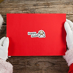 Small Business, Handmade Sticker,Packaging Sticker (Happy Mail Gold)