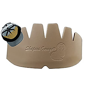 Shapers Image 3 Pk. + 1 Free Beige Baseball Caps Crown Inserts Shapers for Hat Support, Cap Liner Padding
