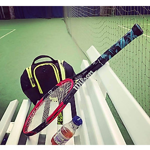 ALIEN PROS Tennis Racket Grip Tape (6 Grips) – Tac Moisture Feel Tennis Grip – Tennis Overgrip Grip Tape Tennis Racket – Wrap Your Racquet for High Performance (6 Grips, Skull)