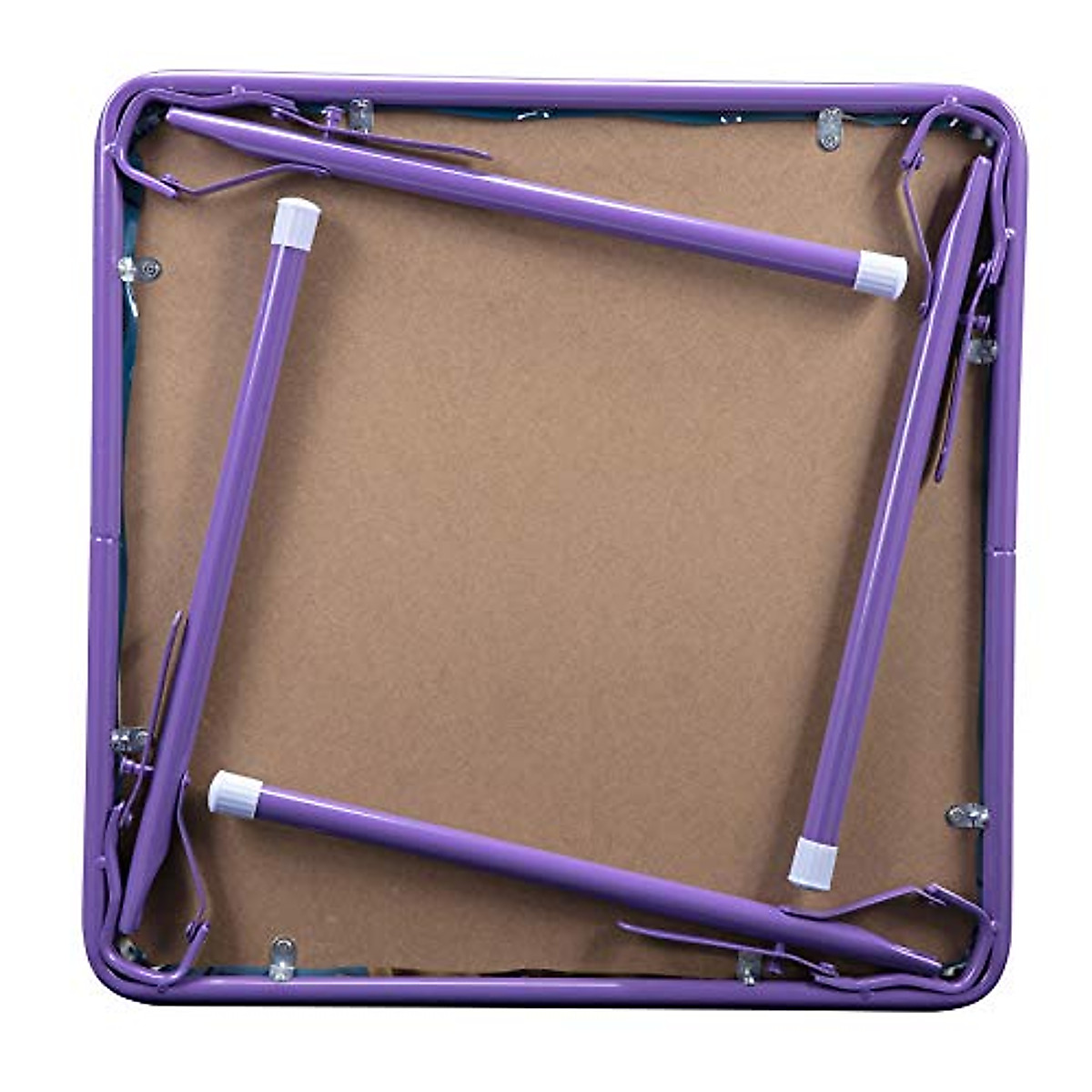 Disney Raya Table & Chair Set – Folding Kids Furniture Table & Chair – Includes Toddler Chair with Non-Skid Rubber Feet & Padded Seat – Sturdy Metal Construction – for Ages 24M+