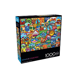 Buffalo Games - Lewis T. Johnson - National Park Patches - 1000 Piece Jigsaw Puzzle for Adults -Challenging Puzzle Perfect for Game Nights - Finished Size is 26.75 x 19.75