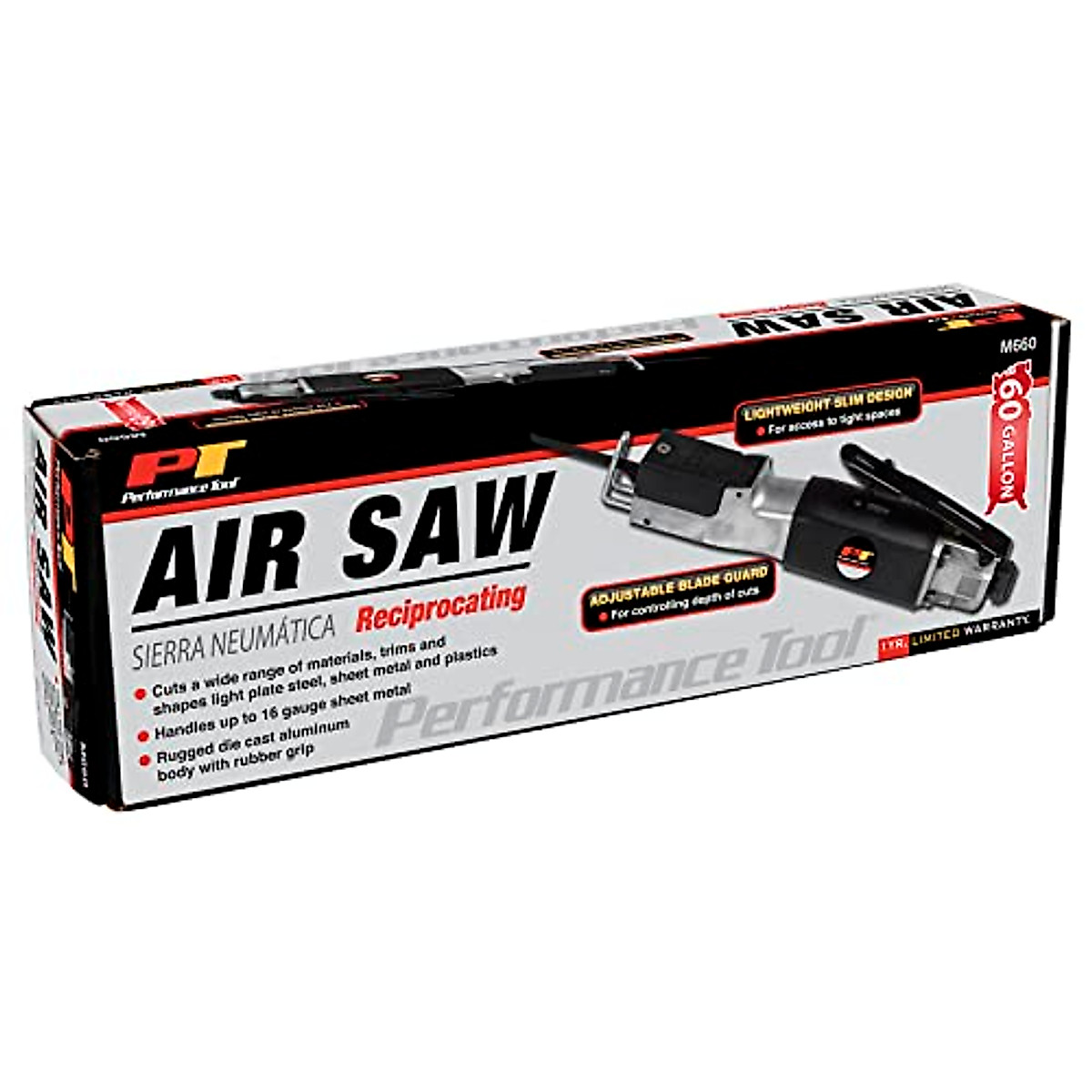 Performance Tool M660 Reciprocating Air Body Saw