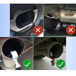 ZKFAR 2 PCS Car Tips Bleed Valve Roar Maker Tail Pipe Whistle, Aluminum Alloy Wave Imitation Anechoic Booster, Sound Exhaust Simulator Turbo Whistle Pipe Sound Muffler, for Most Cars (Black)