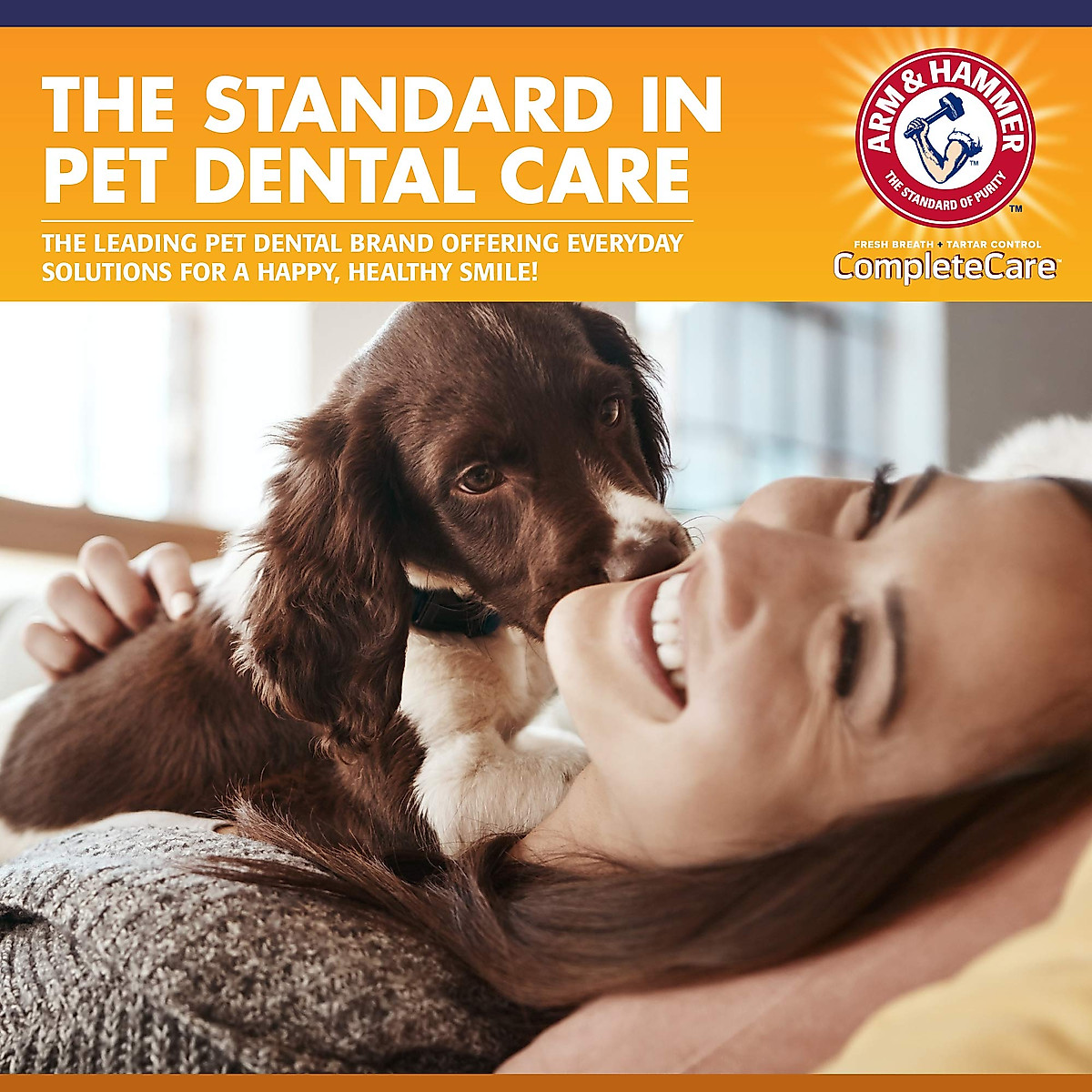 Arm & Hammer Enzymatic Dog Toothpaste - Peanut Butter Flavored Toothpaste - Baking Soda Infused Toothpaste - Complete Canine Oral Care for Fresh Breath & Dental Wellness - Doggie Toothpaste - 6.2 oz