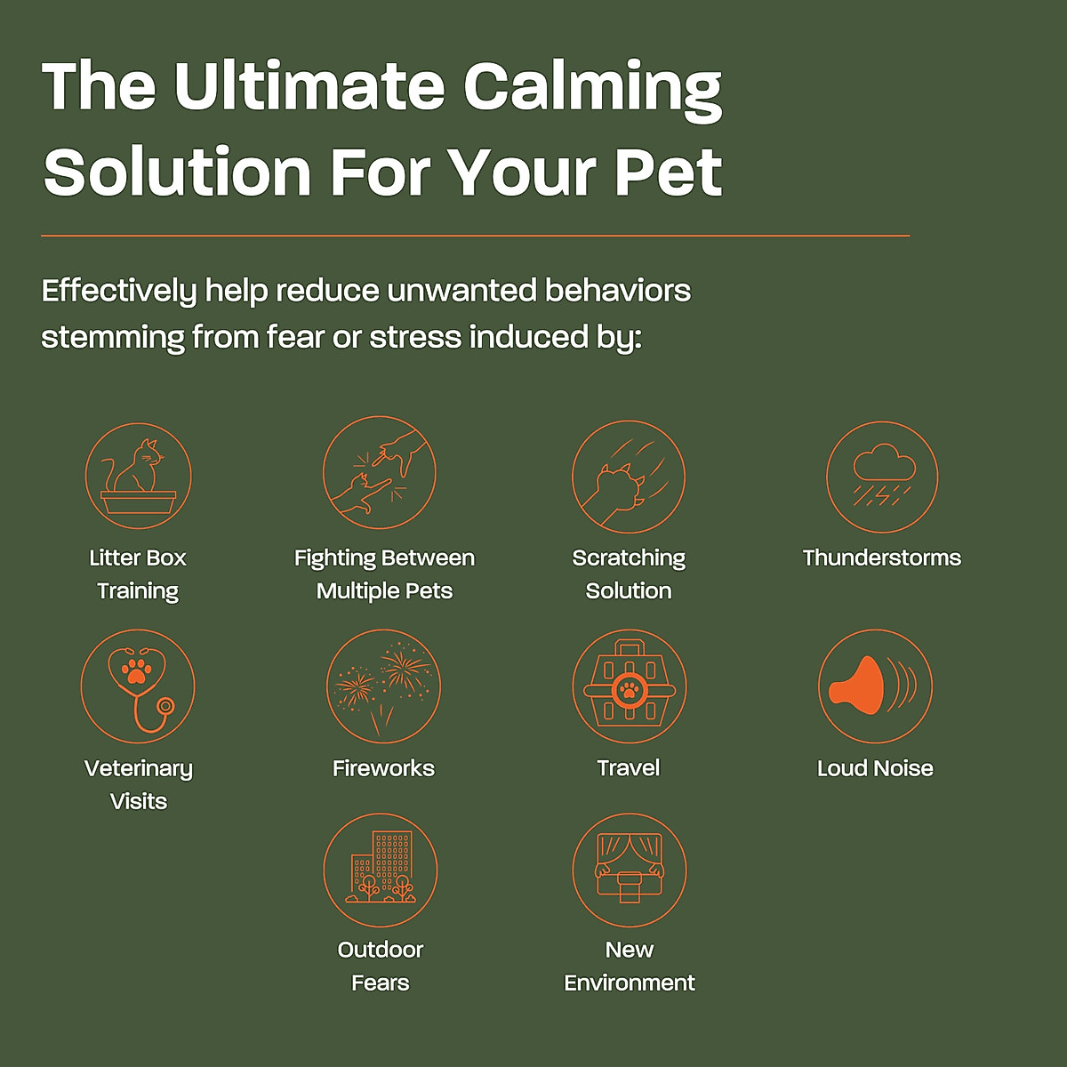 2 Pack Calming Collar for Cats - Calming Cat Collar, Cat Pheromone Collar, Cat Calming Collar for Anxiety - Efficient Relieve Reduce Stress Relief for Cats, Ideal for Meowing and Anxiety Reduction