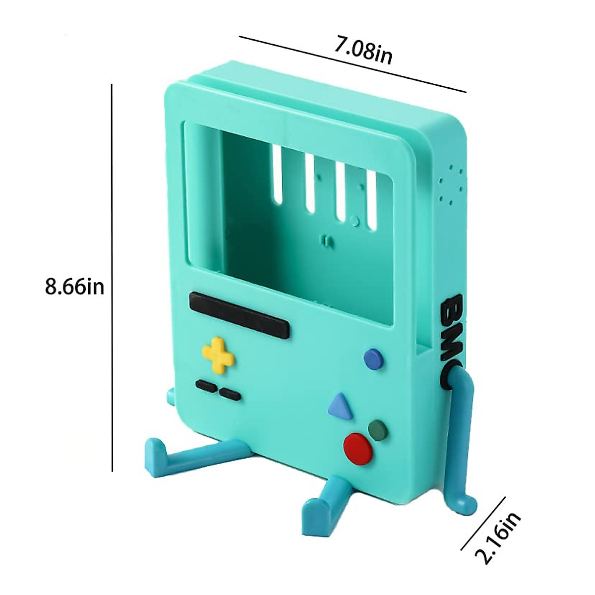 IRISFLY Stand for Nintendo Switch Accessories, USB Portable Dock Playstand for Nintendo Switch OLED Cute Case Decor (Blue)