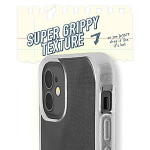 Smartish iPhone 12 Mini Slim Case - Gripmunk [Lightweight + Protective] Thin Cover (Silk) - Nothin' to Hide
