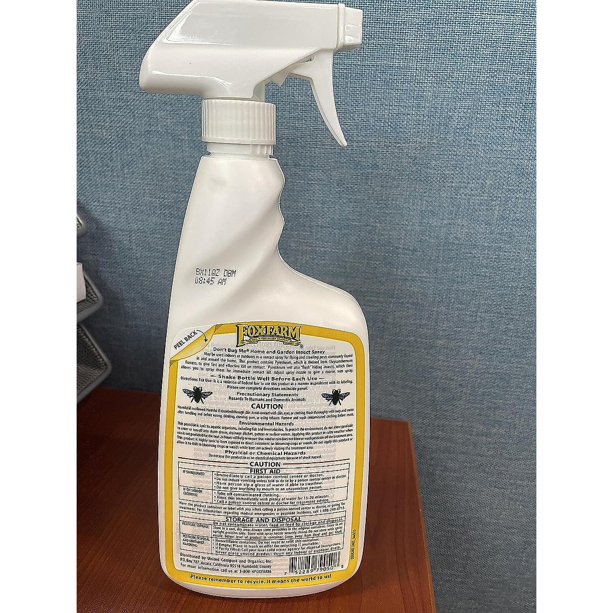 FoxFarm Don't Bug Me Insect Spray 24 oz