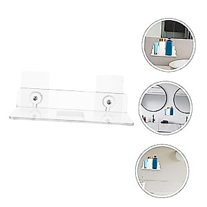 GATHINESS Shelves Wall Shelf Shelves Wall Mount Shelves Storage Mounted Bathroom Holder Storage Shelf l Shaped Shelf Shower Wall Shelf Multifunction Laminated Board Shelf