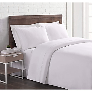 Brooklyn Loom - Linen California King Sheet + Pillowcase Set - Moisture Wicking Fabric - White