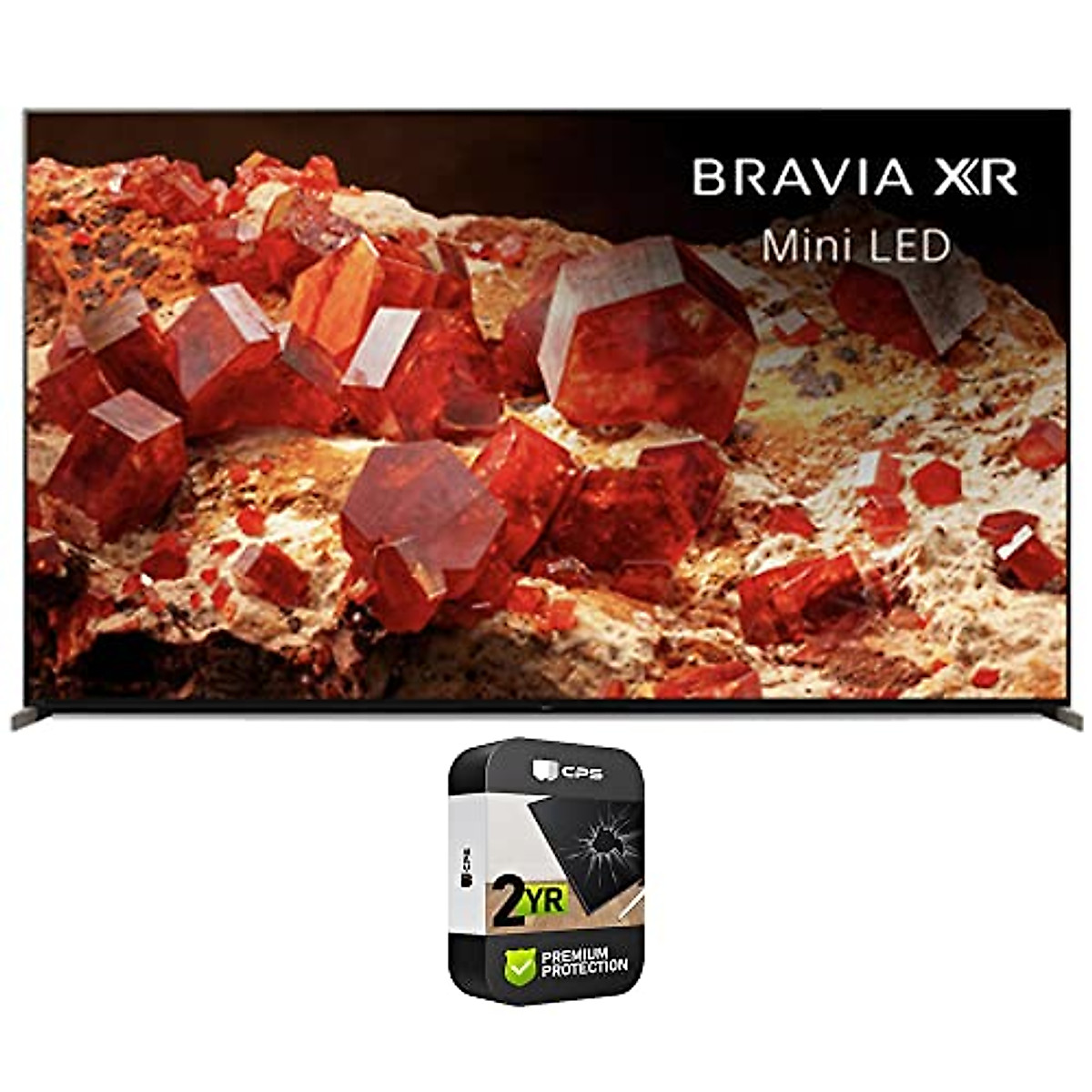 Sony XR65X93L BRAVIA XR 65 inch Class X93L Mini LED 4K HDR Google TV 2023 Bundle with 2 YR CPS Enhanced Protection Pack