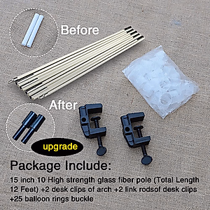 Palksky 12ft Table Balloon Arch Kit for Different Table Sizes Party Backdrop Decoration Tool for Birthday Wedding Graduation Baby Shower Bachelor Christmas