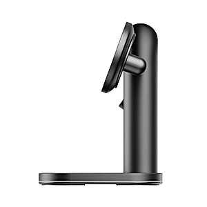 Pishon-Rio 3in1 QI Magnetic Wireless Multifunctional Charging Station for Apple iPhone, iWatches and AirPods (Black)