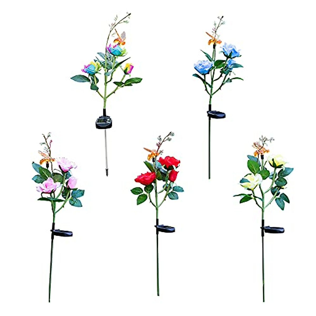 BeautyOL LED Solar Garden Light Outdoor Pathway,Lamp for Home Yard Landscape Decoration