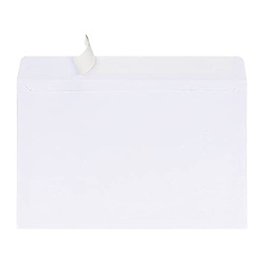 Office Depot Clean Seal(TM) Invitation Envelopes, 5 3/4in. x 8 3/4in., White, Box Of 100, 12030