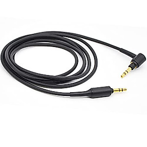 Xivip WH-1000XM3 Headphones Audio Cable,3.5mm Headphones Audio Cable,4.9 ft Aux Cord Compatible with Sony WH-1000X WH-H900N MDR-1AM2 MDR-10R MDR-ZX770BN MDR-100ABN Headphones (Black)