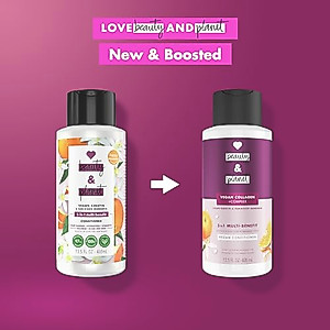 Love Beauty and Planet 5-in-1 Multi-Benefit Conditioner Vegan Keratin Collagen & Sun-Kissed Mandarin, for a Deep Cleanse, Hydration, Strength, Fullness, & Shine, 13.5 fl oz