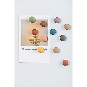 18 PC Cute Magnets, Fridge Magnets, Ultra Strong Magnets, Neutral Color Magnets, Office Magnet, Calendars Whiteboards Maps Arts Decorative Magnets