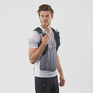 Salomon Advanced Skin 5 Set Unisex Trail Running Vest Backpack, Ebony, Large