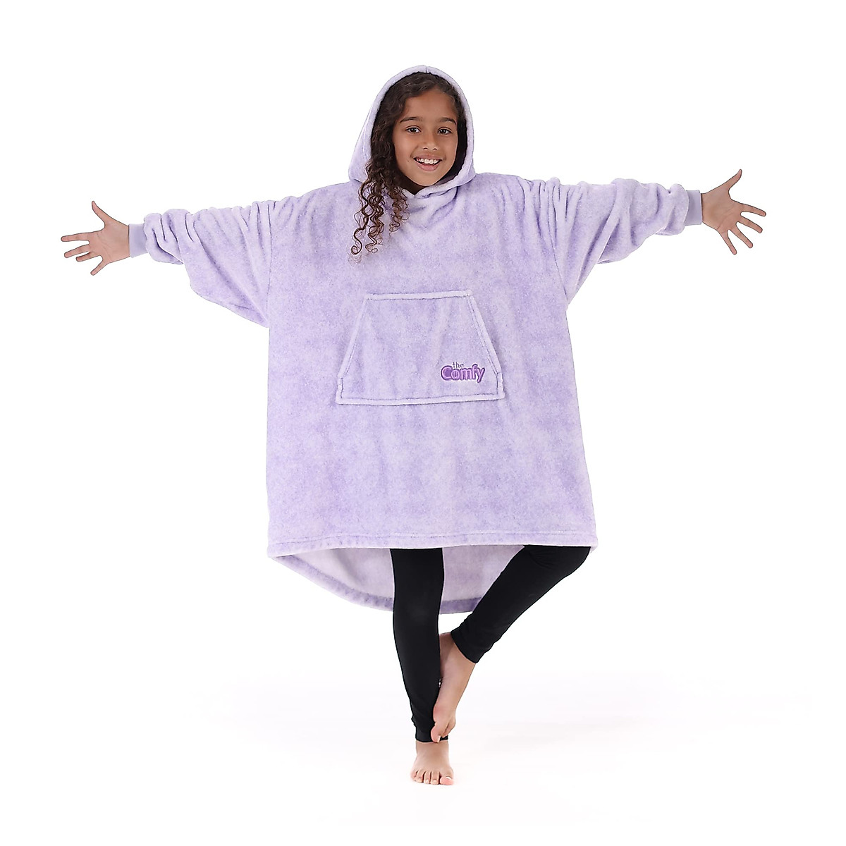 THE COMFY Dream JR | Oversized Light Microfiber Wearable Blanket for Kids, Seen On Shark Tank, One Size Fits All