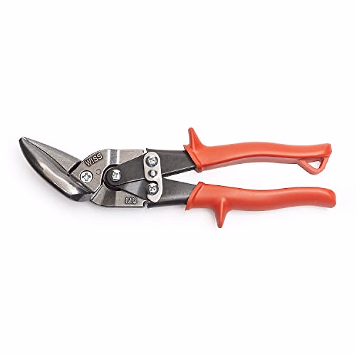 Wiss 9-1/4" Metalmaster Offset Straight and Left Cut Aviation Snips - M6R , Red
