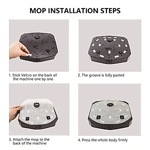 Hemoton Sweeping Robot Household Vacuum Cleaners Handheld Vacuums Dust Busters Cars Mops Flooring Vacuum Cleaners for Home Vacuum Robot Robots Auto Cleaner Plastic White Carpet Cordless