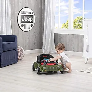 Jeep Classic Wrangler 3-in-1 Grow With Me Walker, Anniversary Green