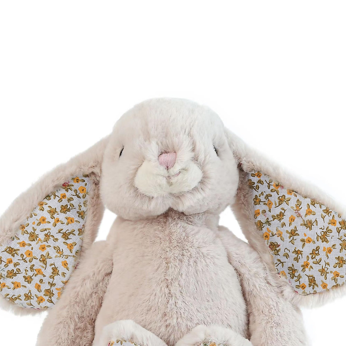 DILLY DUDU Blossom Bunny Rabbit Stuffed Animal Plush Toy Best Gifts 10-Inch（Beige）