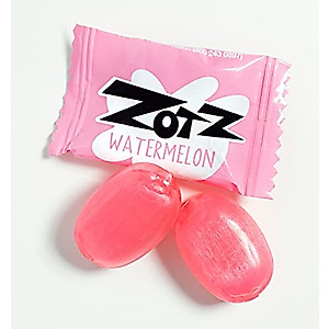Zotz Fizz Power Candy Watermelon - Fruit Flavored Hard Candy with a Fizzy Center | 230g Bag, Single Pack | Gluten-Free