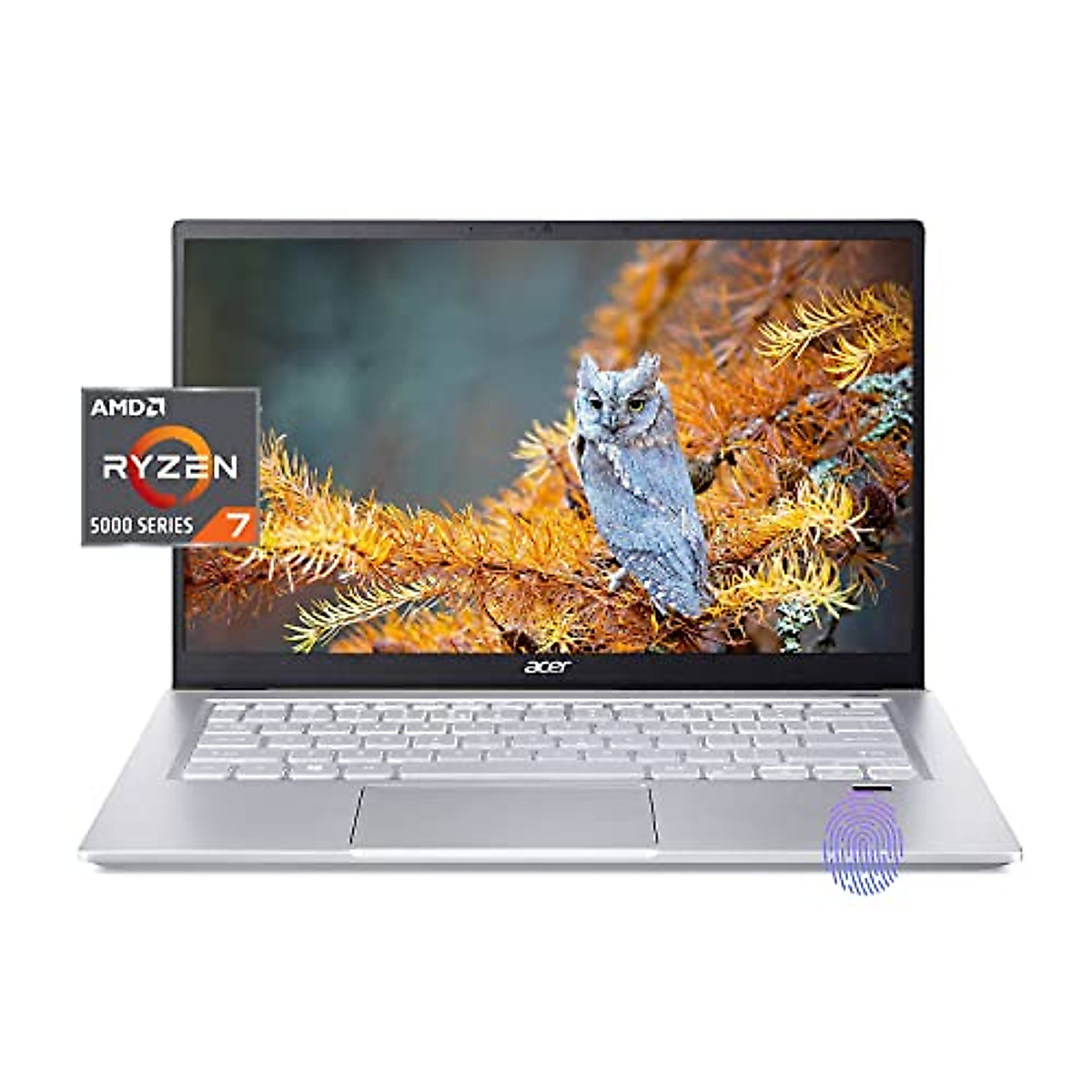 Acer 2022 Swift X 14” FHD IPS Laptop Thin & Light Computer, 8 Core AMD Ryzen 7 5800U(up to 4.4 GHz), 16GB RAM, 1TB PCIe SSD, Backlit KB, Fingerprint, Wi-Fi 6, Webcam, 14Hr Battery Life, Windows 10
