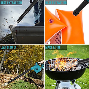 BEI & Hong Cordless Leaf Blower, Upgraded Brushless Motor Electric Leaf Blower, 6 Variable Speed, with 20V Battery and Charger, 2.5LBS Lightweight Mini Leaf Blowers for Lawn Care/Blowing Dust