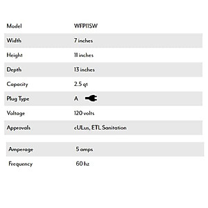 Waring Commercial WFP11SW LiquiLoc Space-Saving Batch Bowl Food Processor with LiquiLock Seal System, 2-1/2-Quart, Clear