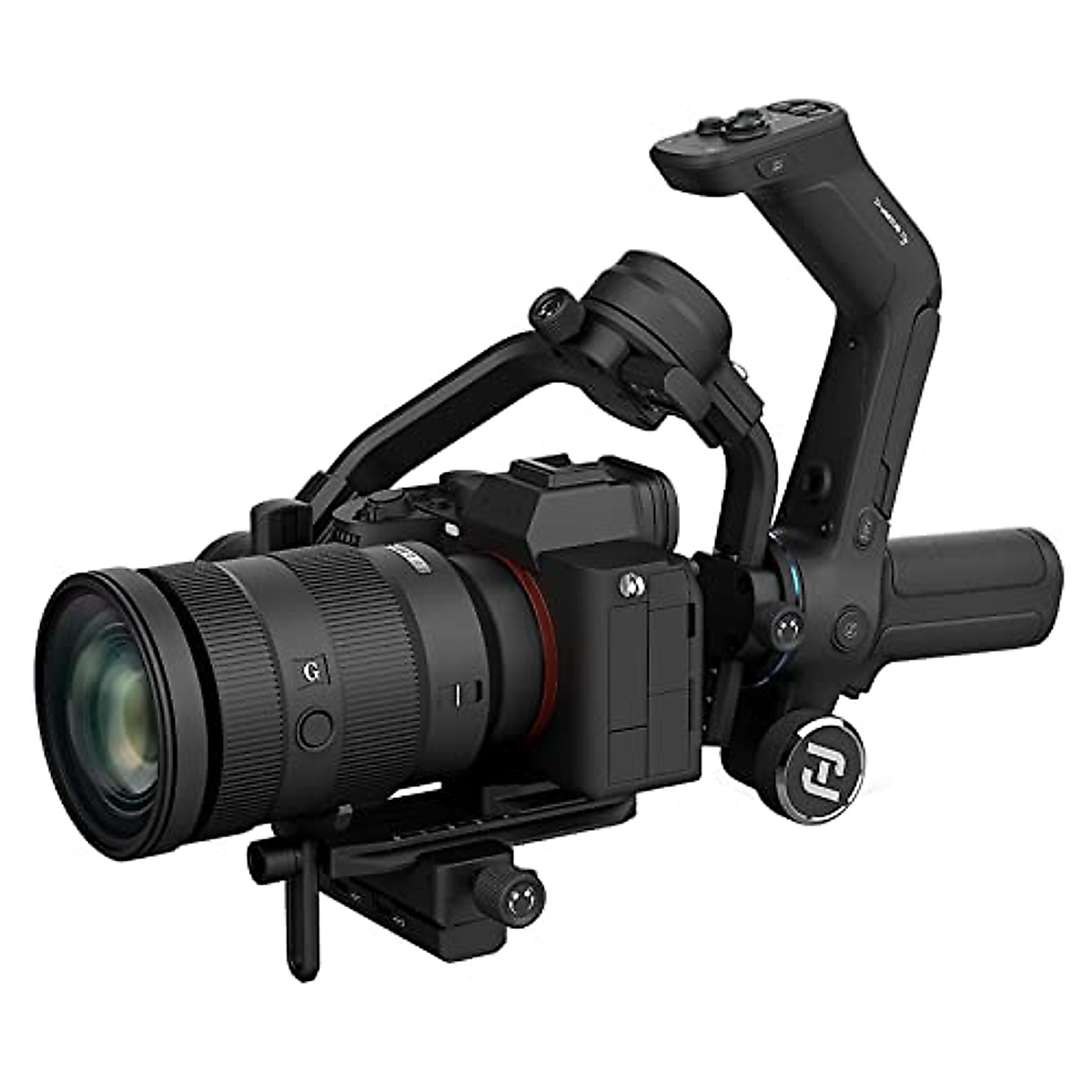 FeiyuTech SCORP-C Camera Gimbal Stabilizer for DSLR and Mirrorless Cameras,Camera Handheld Gimbal 3-Axis, 5.51lbs Payload for Sony/Canon/Panasonic/Lumix/Nikon/Fujifilm,with Tripod