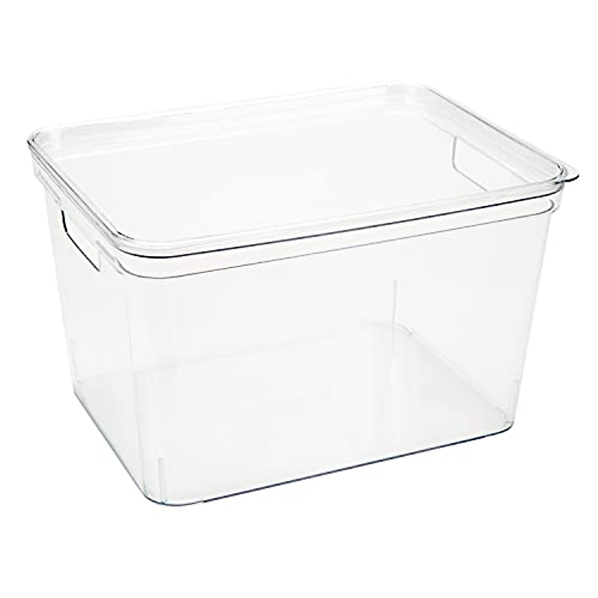 Simplify Large, Super Clear Lidded Storage Bin