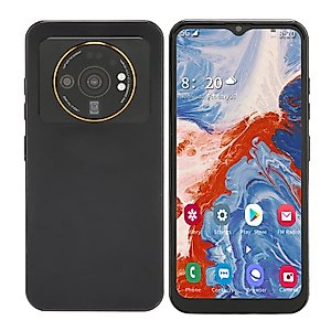 Vikye M12S Ultra Unlocked 5G Smartphone 6.5in HD Screen for Android 12 6GB RAM 256GB ROM WiFi Mobile Phone with Front 8MP Rear 16MP Camera 100 240V (US Plug)