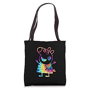 Peppa Pig Tie Dye Portrait Tote Bag