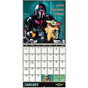 2023 Star Wars: The Mandalorian - The Child Wall Calendar