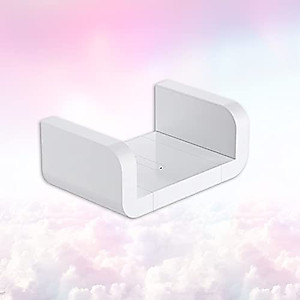 Cabilock Floating Shelves Wall Storage Bathroom Rack Soap Shampoo Cosmetic Shelf Organizer Decorative Hanging Rack for Sundries Organizer Flower Pot Book