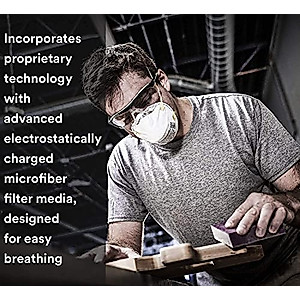 3M 50051138464573 8210 N95 Particulate Respirators, 20/Dispenser (Pack of 20)